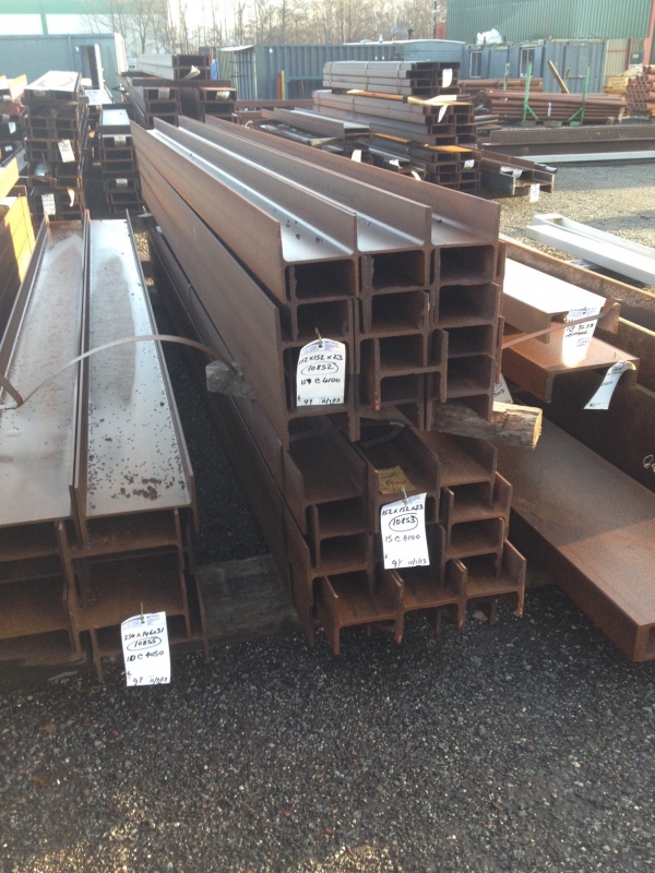 152mm x 152mm 23 Kg/mtr uc 4.100 Mtr - Universal Column - Steel Beam ...