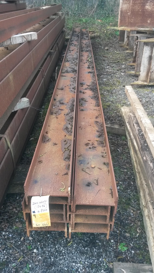 8.000 Mtrs 254mm x 146mm x 31.1 Kg/m Steel Beam / ub Universal Beam ...