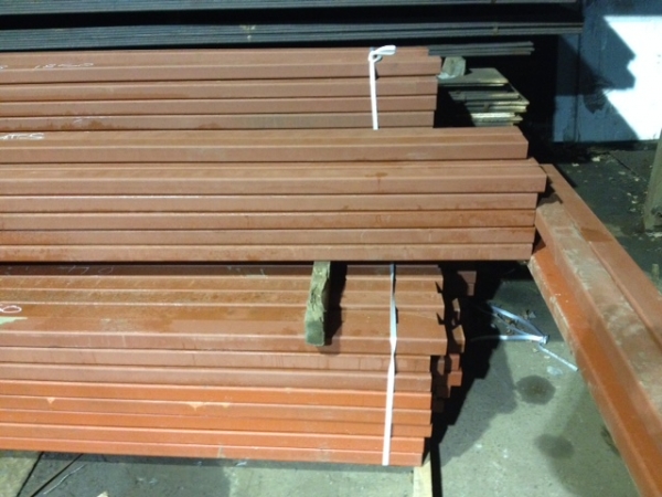 1.820mtr of 75mm x 50mm x 3mm Steel Box Section ( Shot Blasted And Red ...