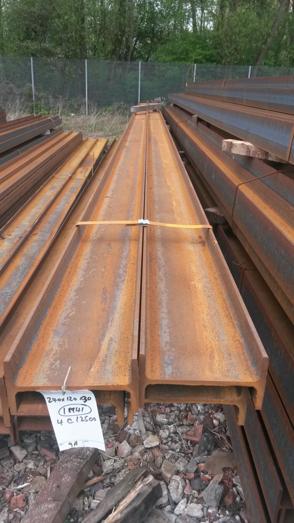 12.500mtr 240mm x 120mm x 30.7 Kg/m Steel Ipe - New From Ainscough Metals