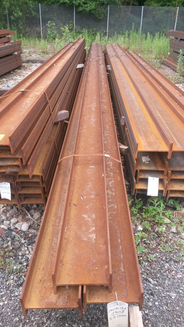 15.100mtr 270mm x 135mm x 36.1kg/m Steel Ipe - New From Ainscough Metals