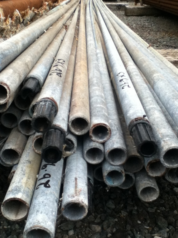 6.1 Mtrs Lengths of 26.9mm x 3mm Clean Galvanised Steel Tube From ...
