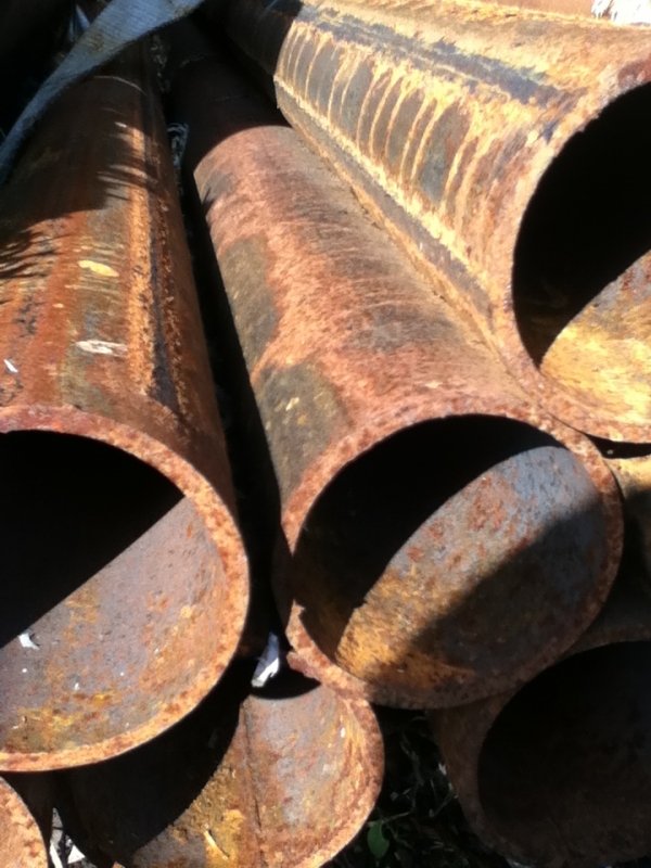 7.500 Lengths of 88.9mm x 5mm Unused Varying Atmospheric Rust Slight ...