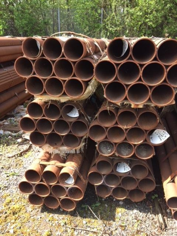 10.000 Mtrs Lengths of 139.7mm x 6.3mm Unused Varying Atmospheric Rust ...