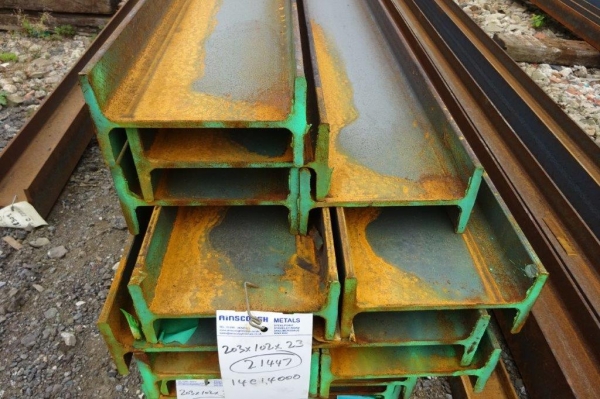 3.5 Mtrs 203 x 102 x 23.1 Universal Steel Beam Rsj | eBay