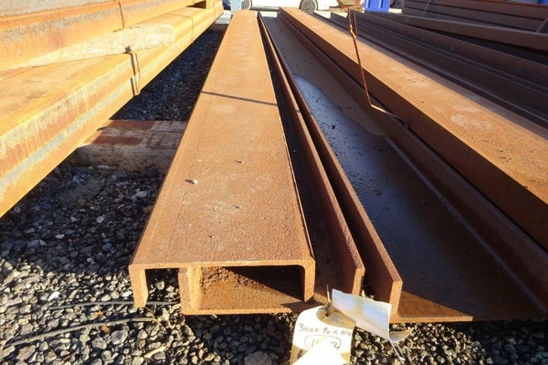 4.5 Mtrs 300 x 90 x 41.4 UC Universal Steel Channel From Ainscough Metals