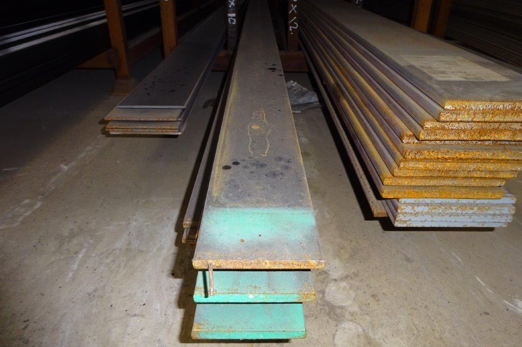 6 Mtrs 100 x 10 Mild Steel Metal Flat Bar From Ainscough Metals