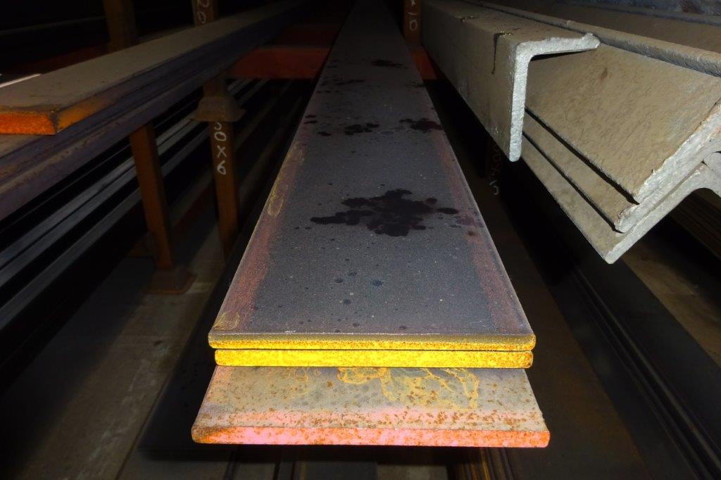 3 Mtrs 150 x 10 Mild Steel Metal Flat Bar From Ainscough Metals