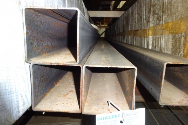7.5 Mtrs 100 x 100 x 5 Mild Steel Box Section RHS From Ainscough Metals