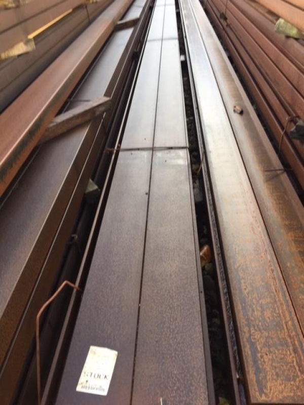 12.200mtr Long 200 mm x 75mm x 23.4 Kg/m Unused Stock Rusty Pfc ...