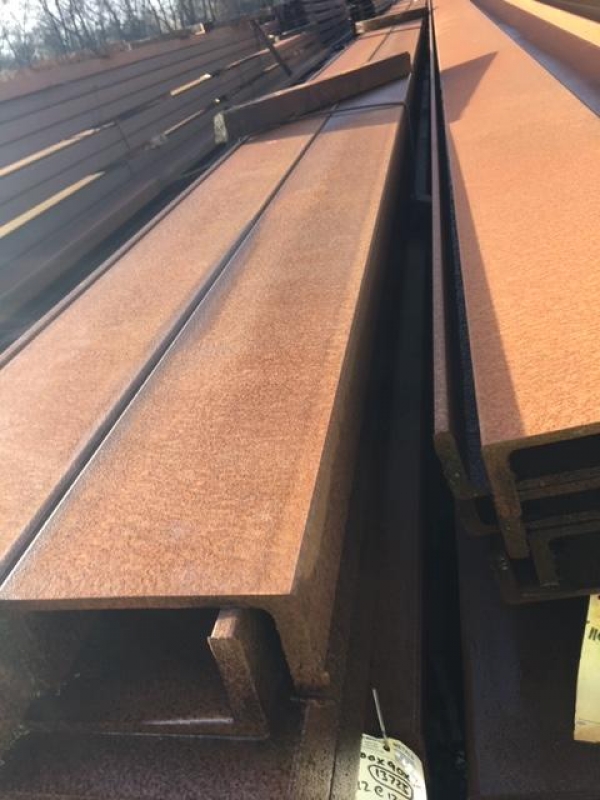 12.200mtr Long 200 mm x 90mm x 29.7 Kg/m Unused Stock Rusty Steel ...