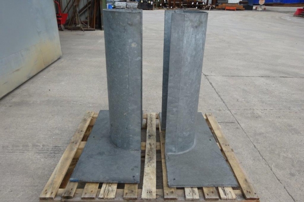 Used Pair of Galv Corner / Post Protectors From Ainscough Metals