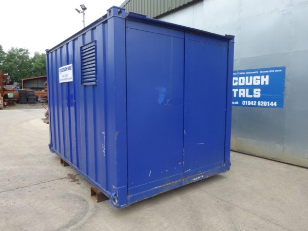 12 ft x 8 ft Blue Secure Generator Container / Power Cube Container ...