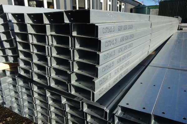 New c Purlins 171 mm Deep - 6.090 Mtr Length - Side Purlins - Cladding ...