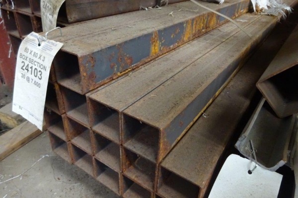 Steel Box Section Offers From Ainscough Metals for sale