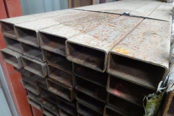 7.500 Mtr of 80 mm x 40 mm x 3 mm Steel Box Section ( Unused Slight ...