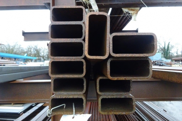 7.600 Mtr of 100 mm x 50 mm x 6 mm Steel Box Section ( Unused Stock ...
