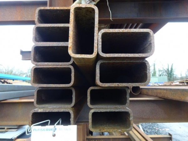 12.000 Mtr of 100 mm x 50 mm x 6.3 mm Steel Box Section ( 100 x 50 x 6. ...