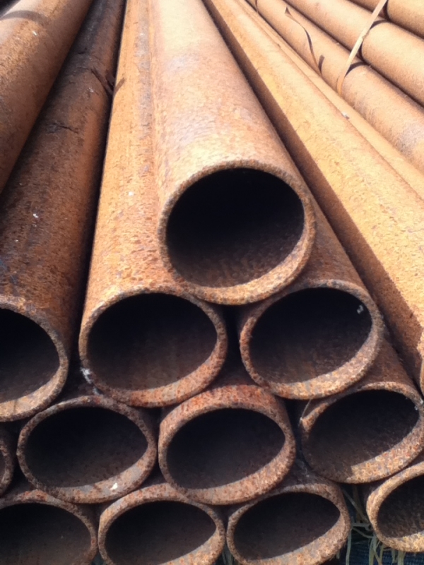 6.000mtr Lengths of 88.9mm x 5mm Unused Varying Atmospheric Rust ...