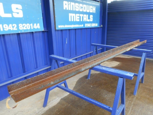 3.550 Mtrs Long 200mm x 75mm x 23.4 Kg/m Unused Stock Rusty Steel ...