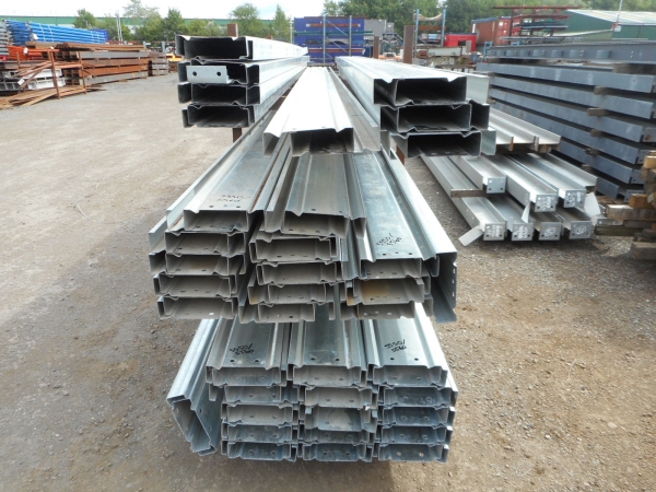 Used c Purlins 225 mm Deep - 4.470 Mtr Length Overall - no Cleats ...