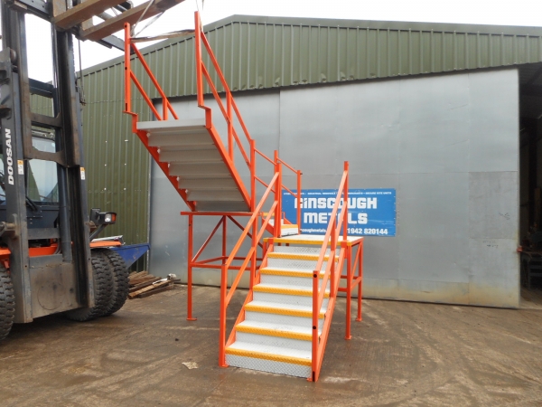 Steel Staircase And Ladders From Ainscough Metals for sale
