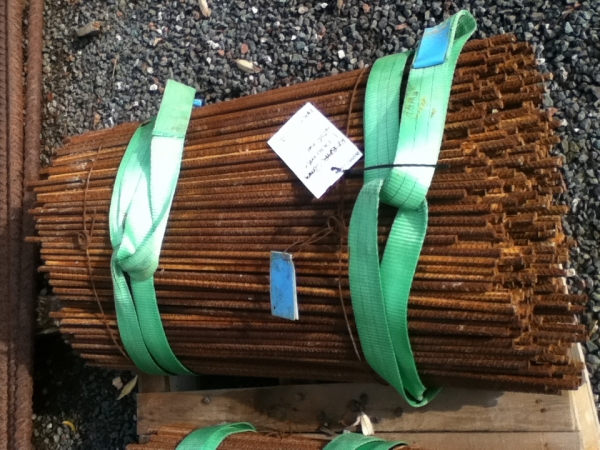 0.750mtr Length 12mm Unused Stock Rusty Rebar From Ainscough Metals