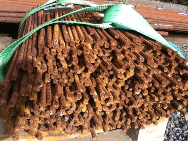 0.750mtr Length 12mm Unused Stock Rusty Rebar From Ainscough Metals