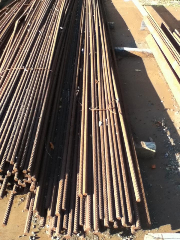 6.500mtr Length 25mm Unused Stock Rusty Rebar From Ainscough Metals