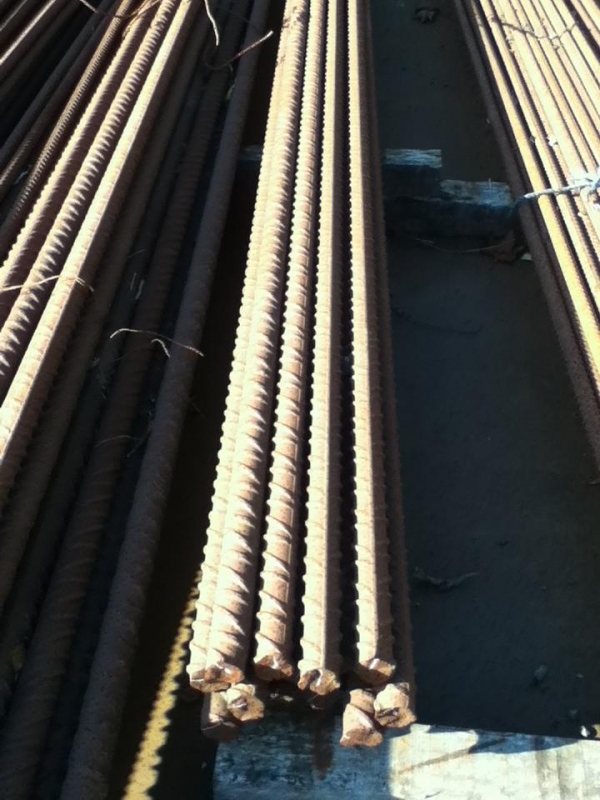 6.000mtr Length 40mm Unused Stock Rusty Rebar From Ainscough Metals