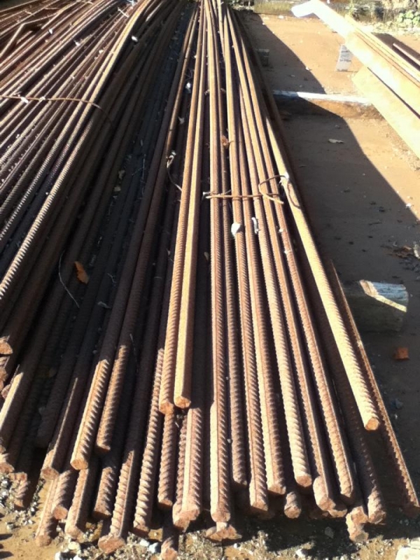 6.500mtr Length 25mm Unused Stock Rusty Rebar From Ainscough Metals
