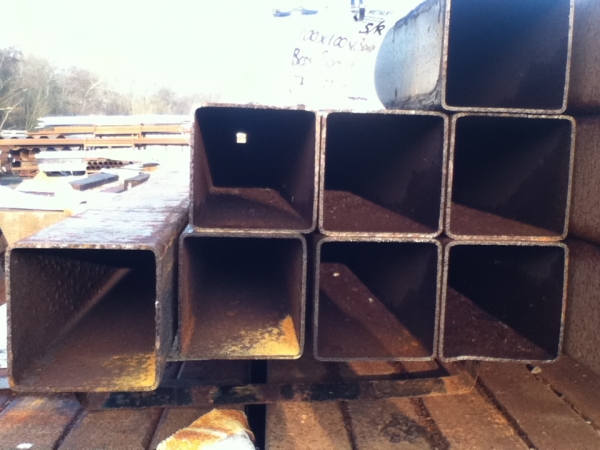 7.600mtr of 100mm x 100mm x 3mm Steel Box Section ( 100 x 100 x 3mm Box ...